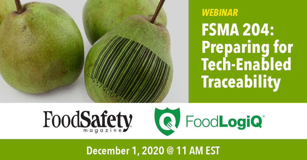 FSMA 204: Preparing for Tech-Enabled Traceability Registration